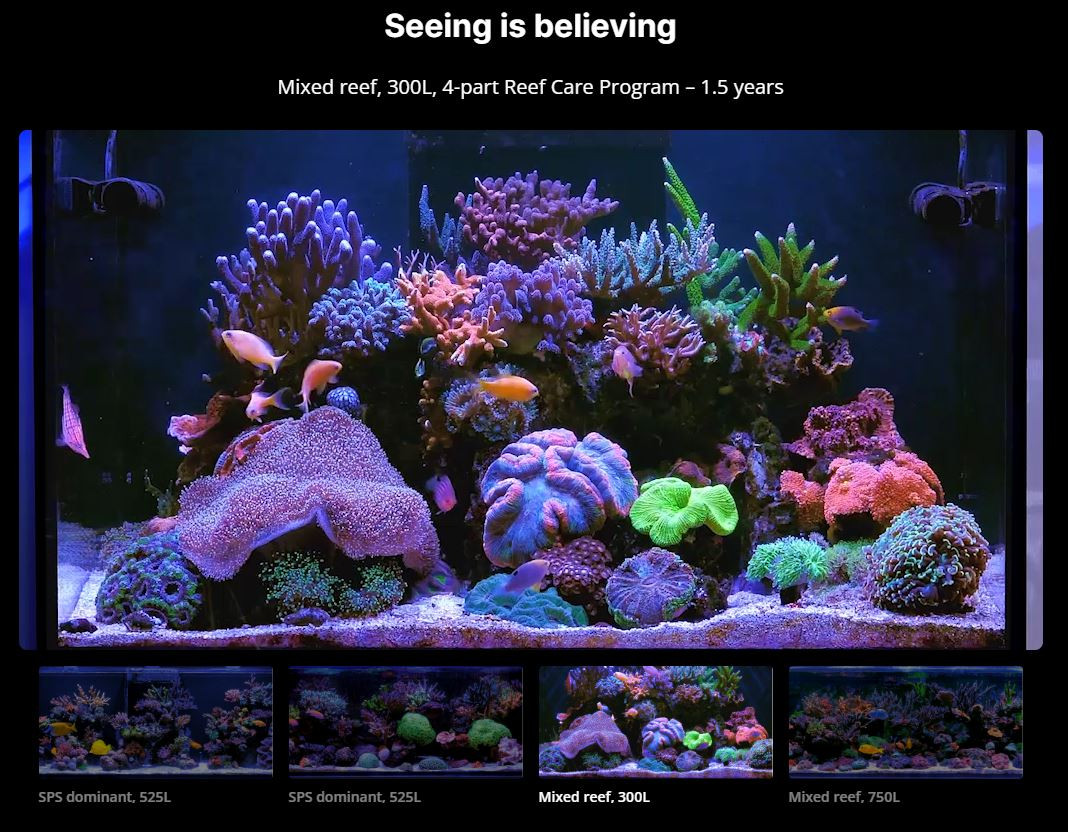 4-Part RCP Complete Reef Care Dosing System - Medium (300L - 80 Gal ...