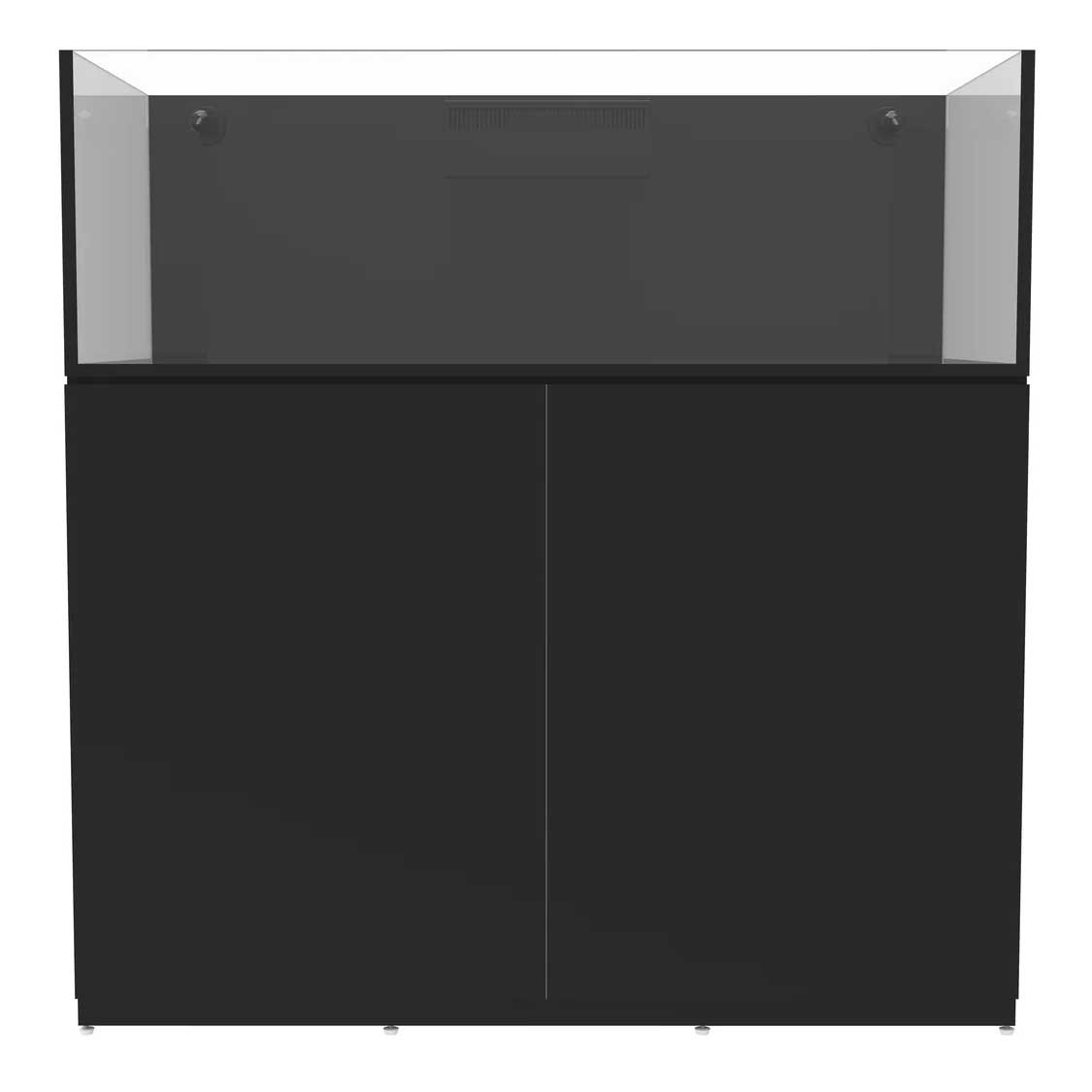 76 Gallon Shallow External Overflow Rimless Tank w/ Black Stand - Fiji ...