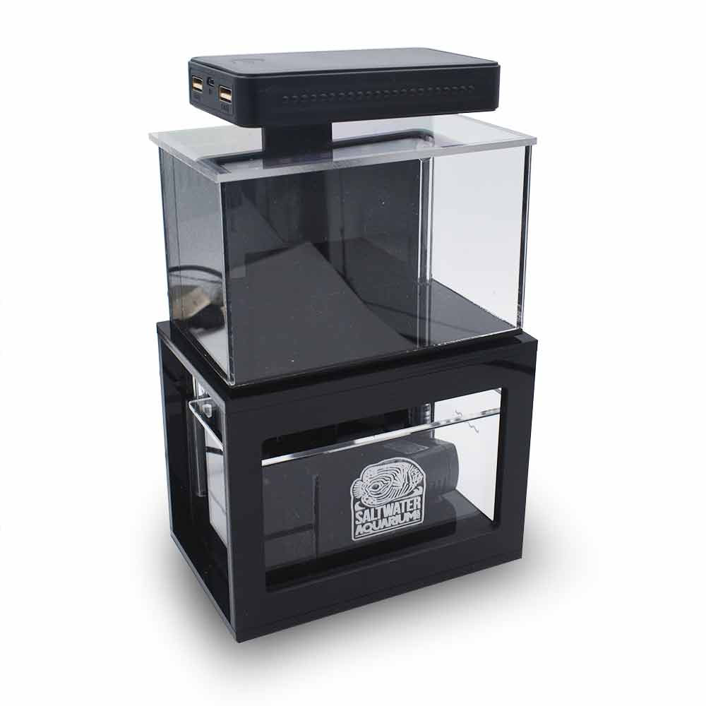 Micro Reef Ready Tank (0.3 Gallon) Standard (BLACK) - PNW Customs ...