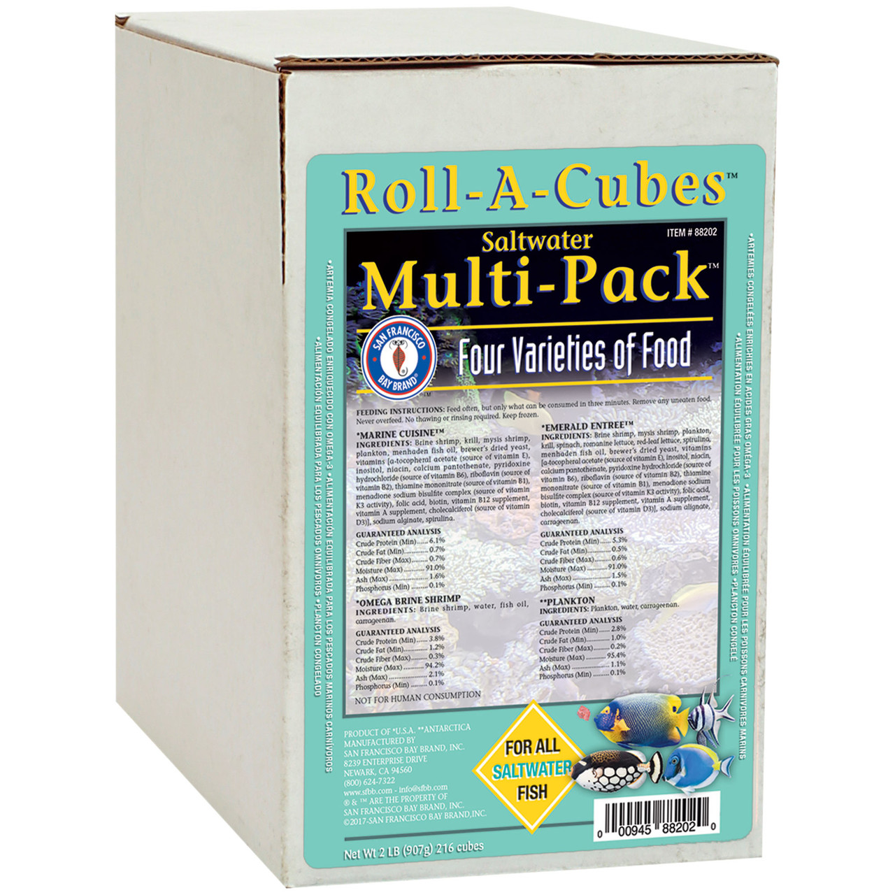 Frozen Fish Food - Saltwater & Marine Reef Aquariums