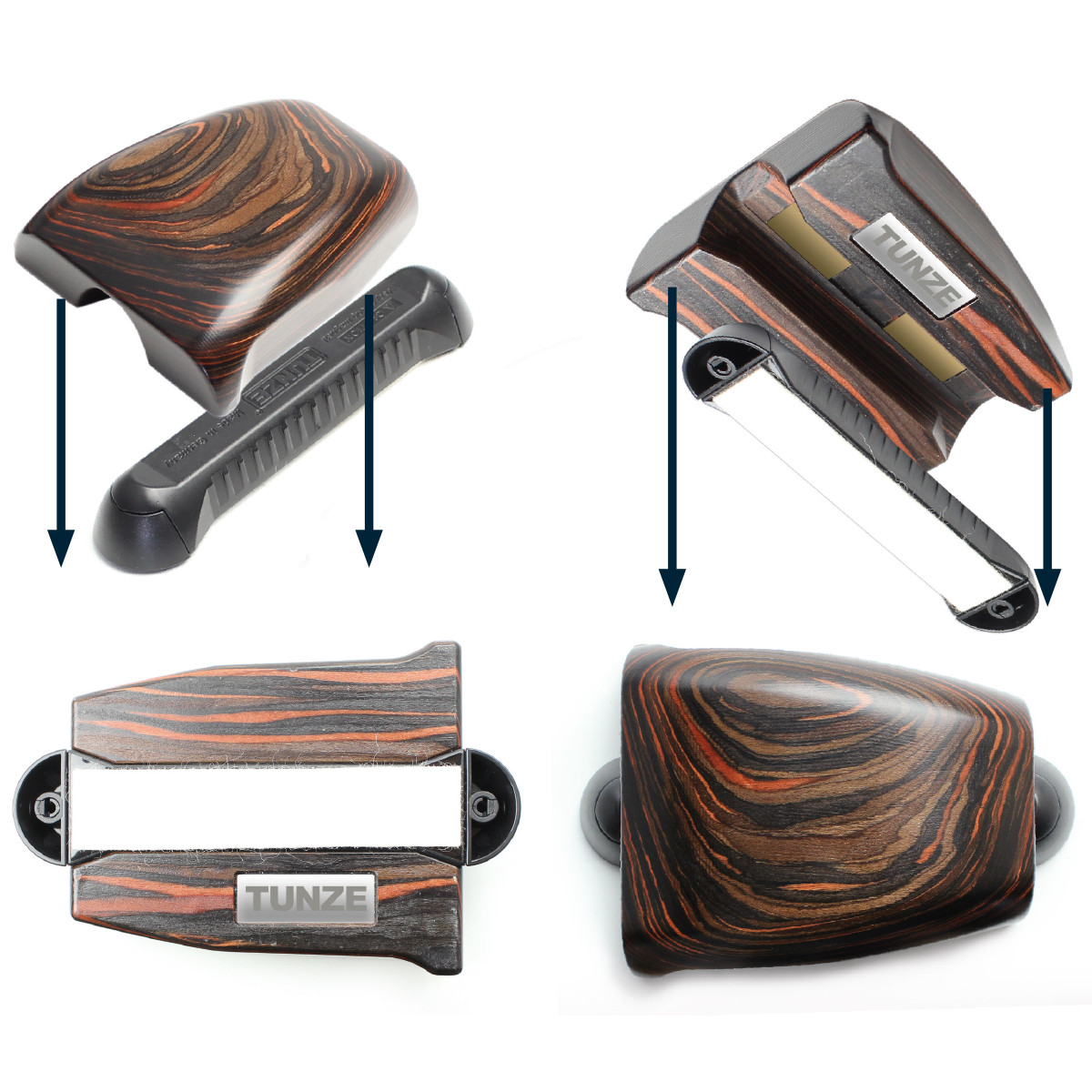 Custom Wood Grip - Premium Care Magnet Booster (Makassar Wood) 0222.002 ...