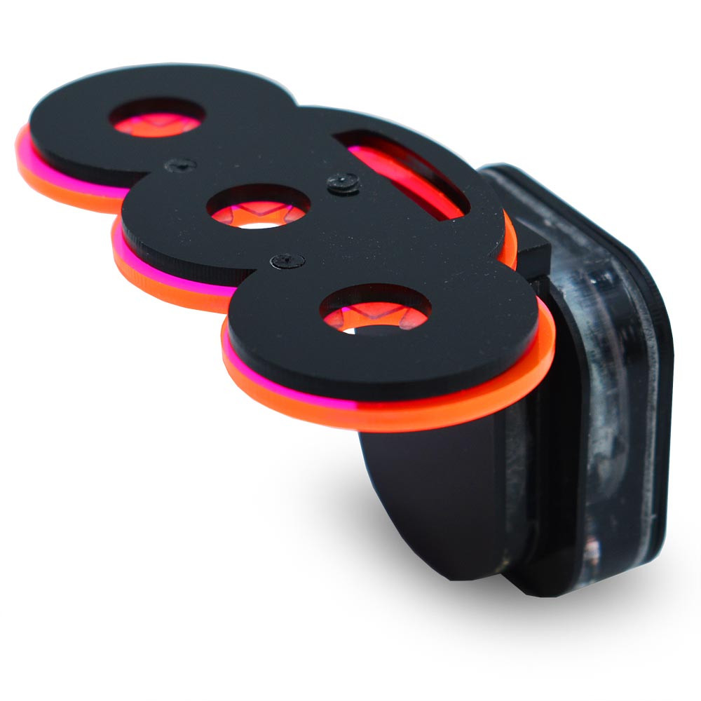 Modular 3 Rack Frag System (1/2" Glass) Pink w/Frag Lock - PNW Customs ...