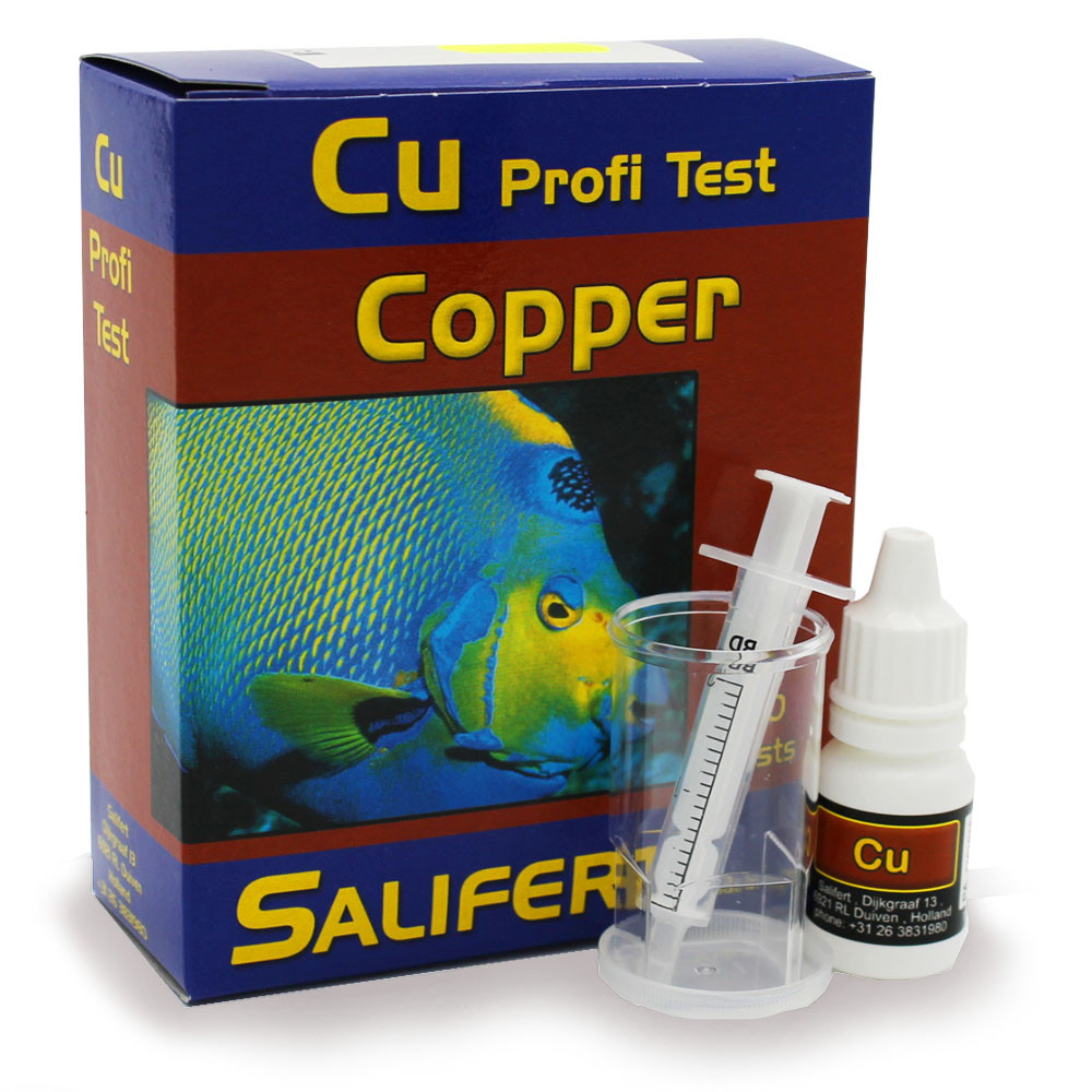 Copper Test Kit (50 Tests) - Salifert - SaltwaterAquarium.com