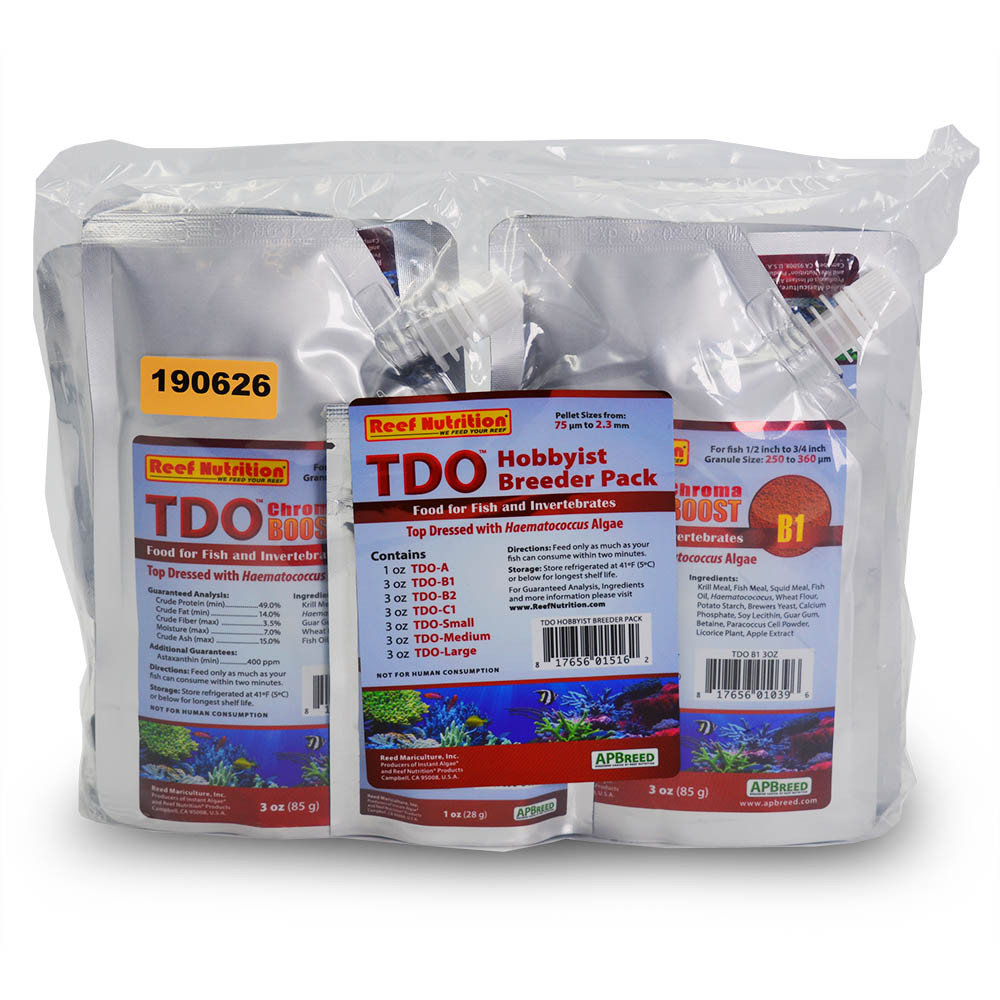 TDO Chroma Boost Hobbyist Breeder Starter Pack - Reef Nutrition ...