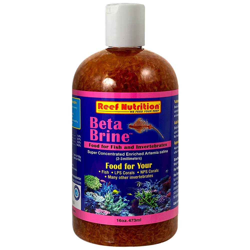 Beta-Brine Super Concentrated Enriched Brine Shrimp (16 oz) - Reef ...