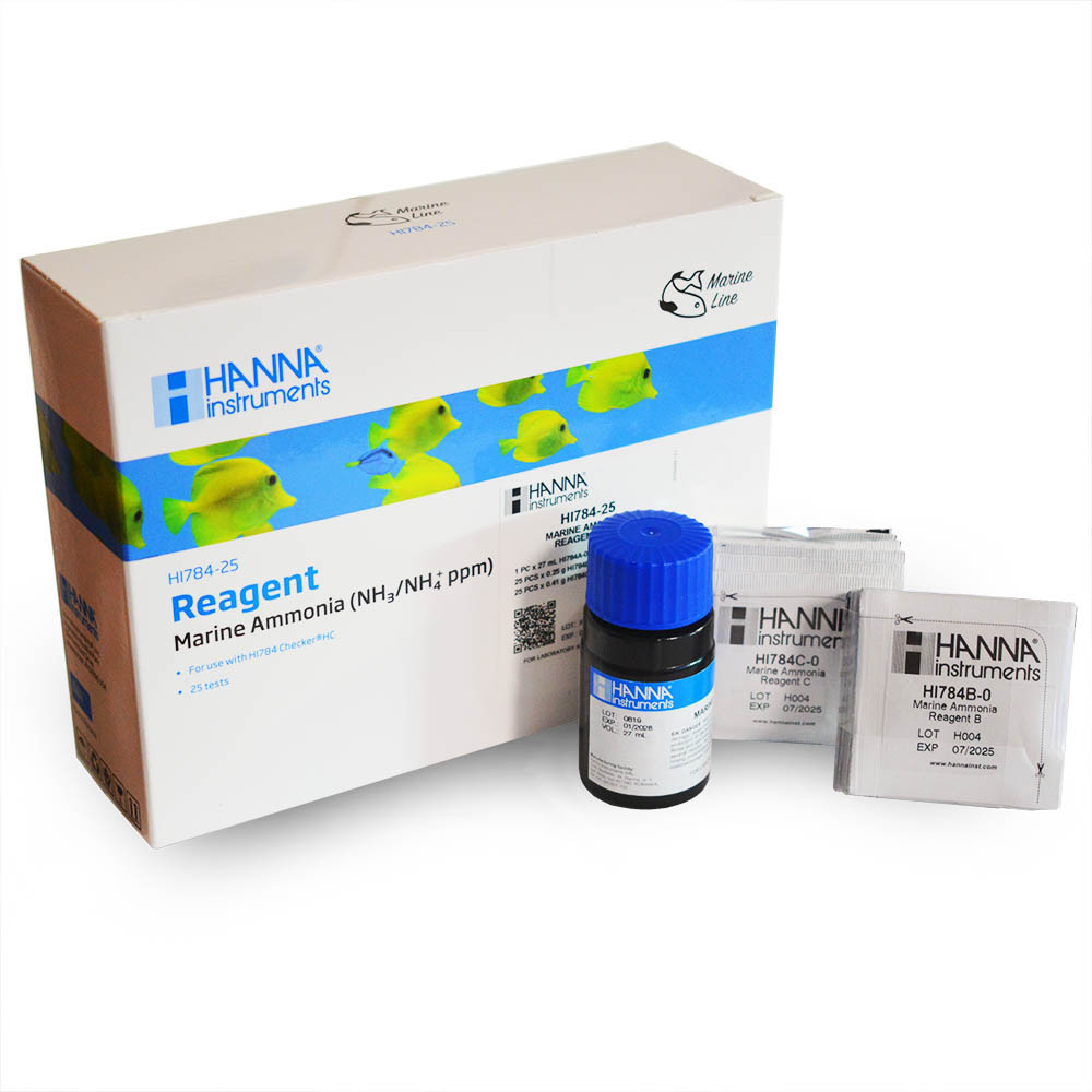 HI784-25 Marine Ammonia HC Checker Reagents (25 tests) - Hanna ...
