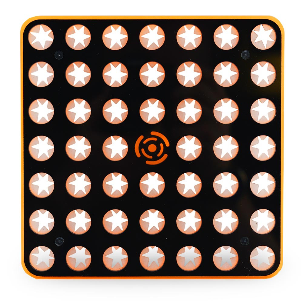 48 Hole Frag Tray, Orange w/Frag Lock - PNW Customs - SaltwaterAquarium.com