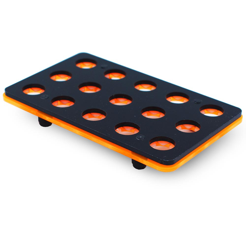 (ORANGE) 15 Hole Frag Pocket Rack w/Frag Lock - PNW Customs ...