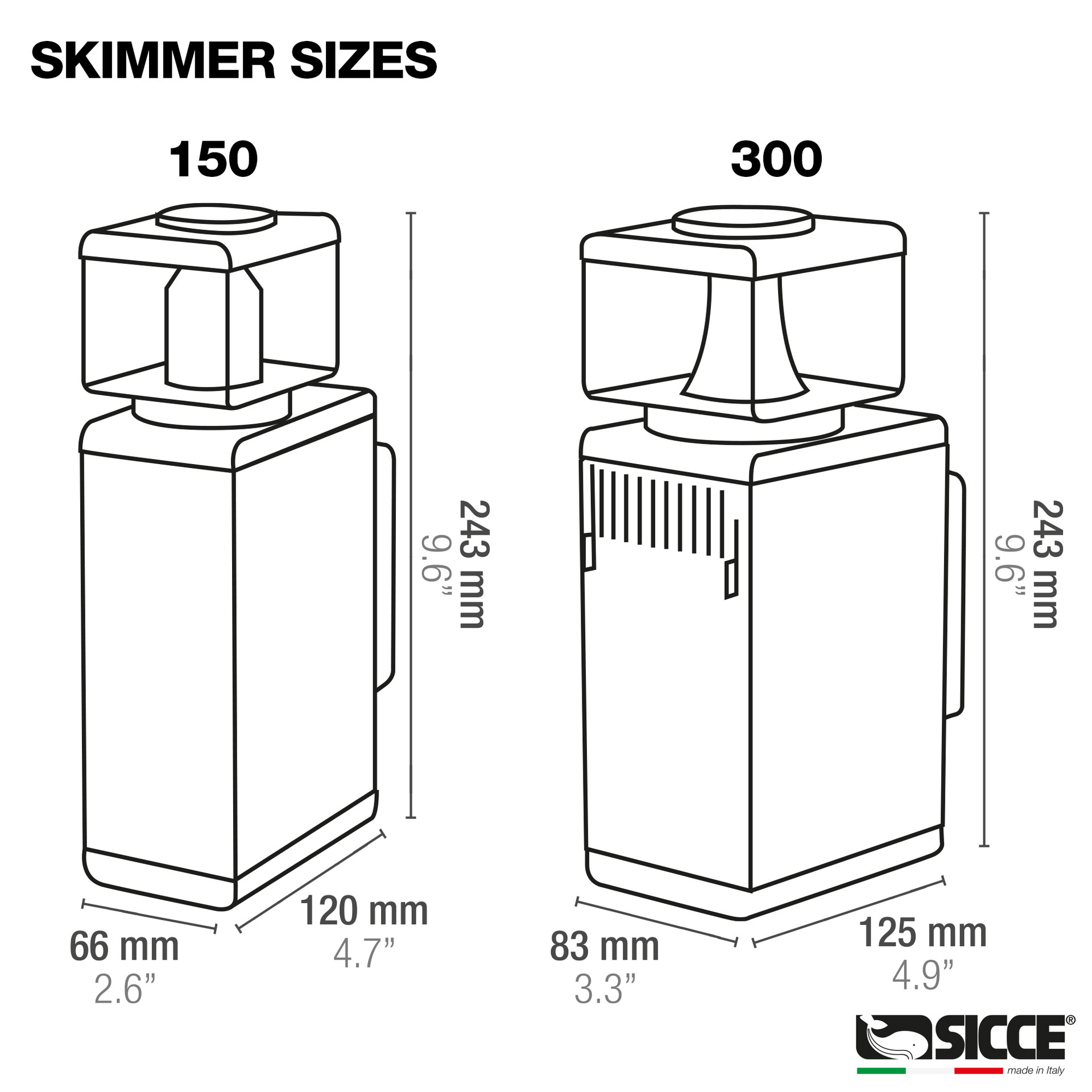 Shark Protein Skimmer 150 (Up to 40 Gallons) - Sicce ...