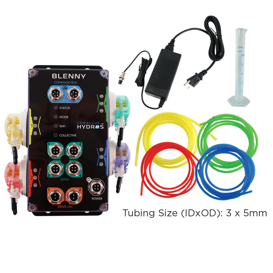 Hydros Blenny Four-Head Liquid Doser + Aquarium Controller ...