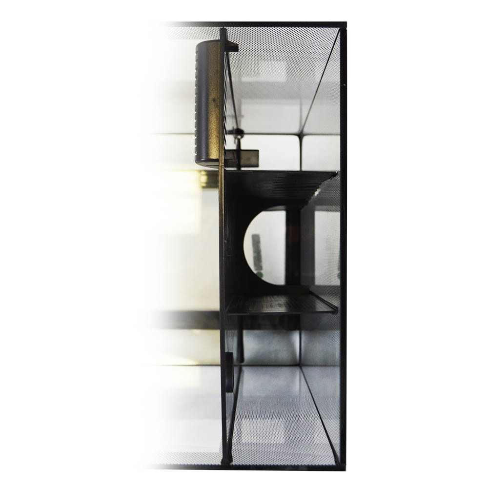Spec V 16 Gallon Freshwater Aquarium Kit (21.8" x 17.5" x 11.5") Black ...