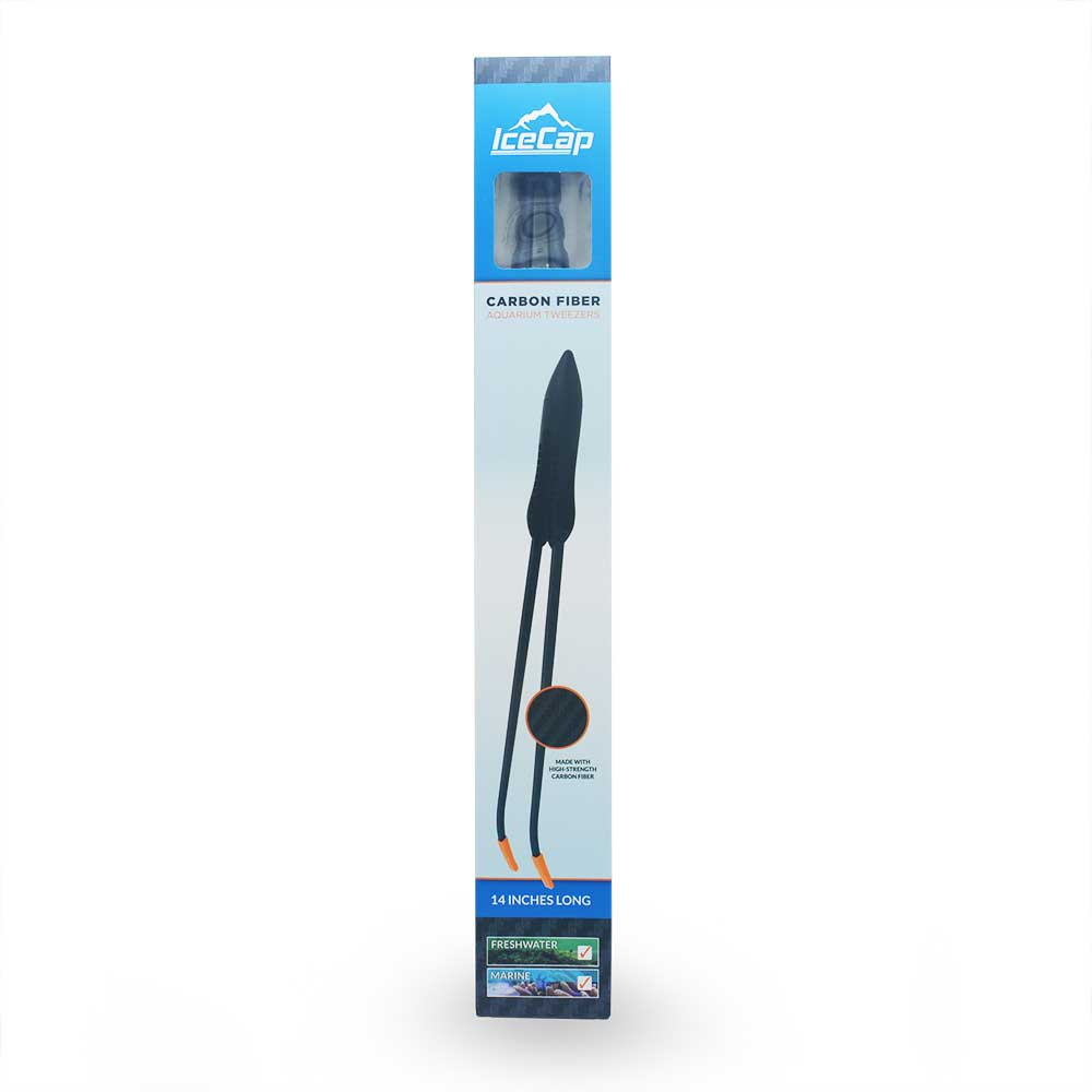 14" Carbon Fiber Aquarium Tweezers - IceCap - SaltwaterAquarium.com
