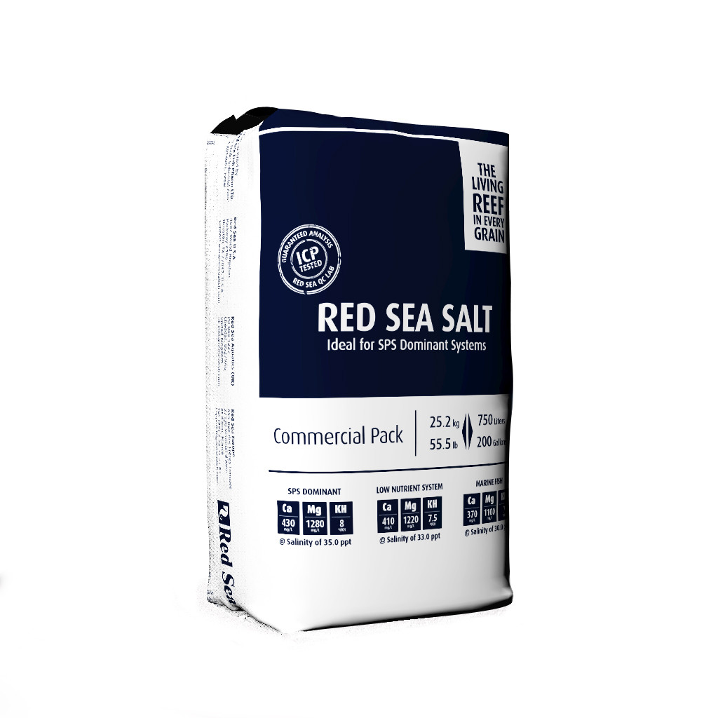 Red Sea Salt Blue Sack (55 lbs Makes 200 Gallons) - Red Sea ...