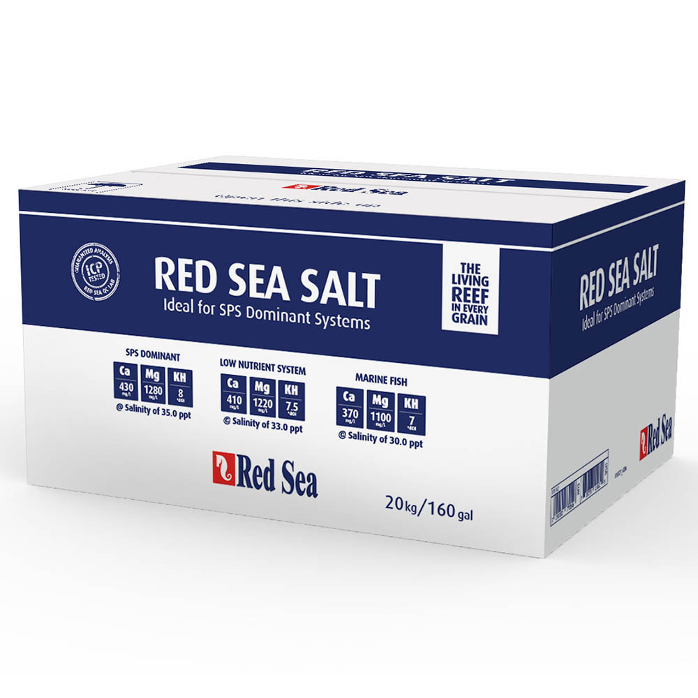 Red Sea Salt Blue Sack (55 lbs Makes 200 Gallons) - Red Sea ...