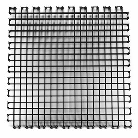 Modular Black Egg Crate For Aquariums (ONE PIECE, 6" x 12" Rectangle ...