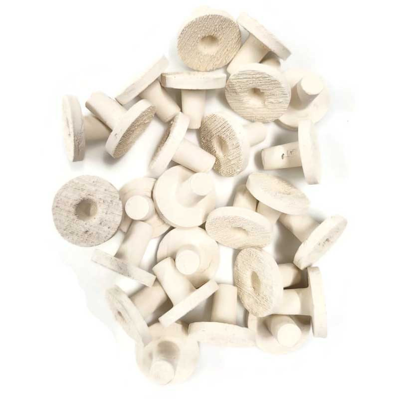 NextGen Ceramic Coral Frag Plugs 1" NATURAL WHITE (100 pc) - Oceans ...