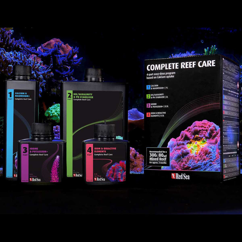 4-Part RCP Complete Reef Care Dosing System - Medium (300L - 80 Gal ...