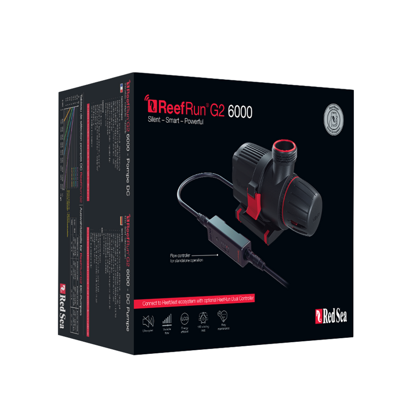 ReefRun G2 6000 - DC Aquarium Return Pump - Red Sea - SaltwaterAquarium.com