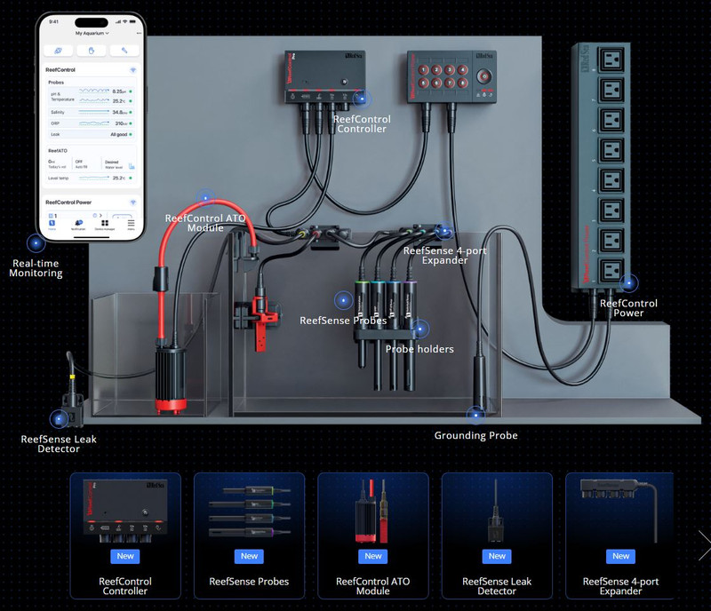 ReefControl Pro Deluxe Kit Aquarium Controller - Red Sea ...
