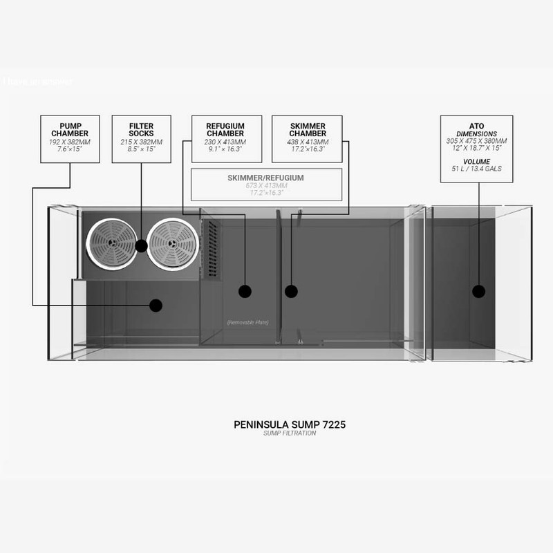 INFINIA PENINSULA 7225 - Waterbox - SaltwaterAquarium.com
