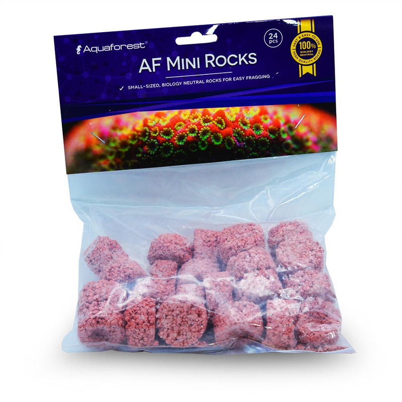 AF Mini Frag Rocks (Purple, 24 pcs) - AquaForest - SaltwaterAquarium.com
