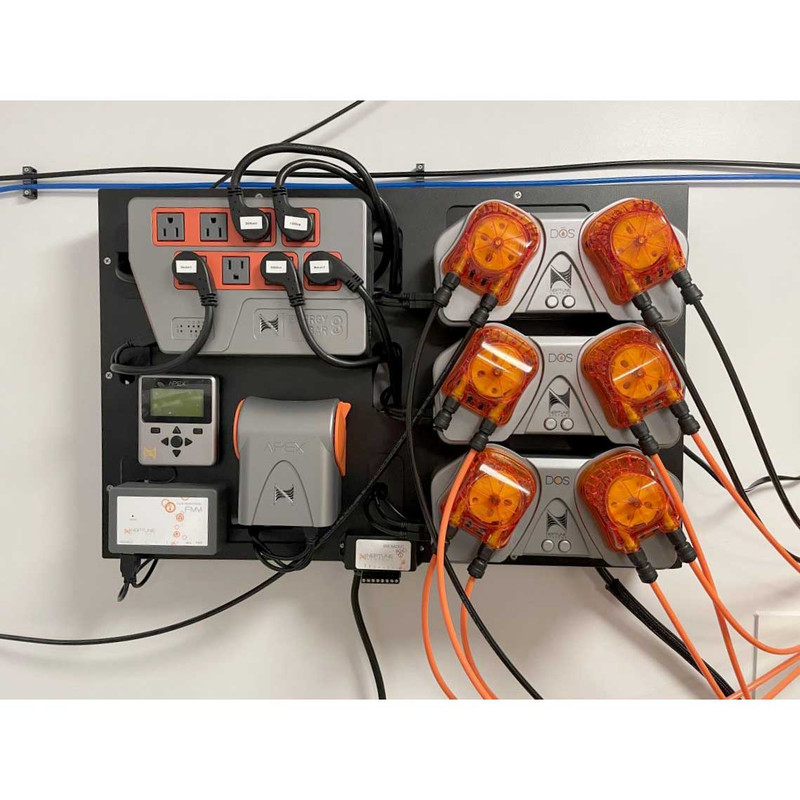 Black DELUXE XL Aquarium Controller Mounting Board w/Hinge Kit ...