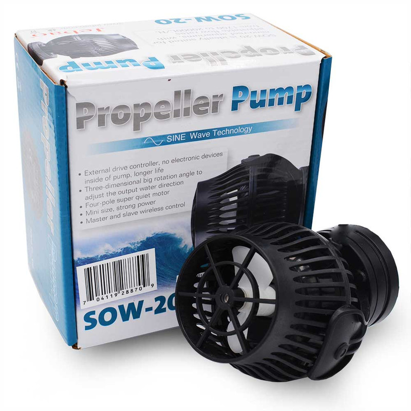 SOW-20 Aquarium Wavemaker w/ Controller (449-5283 gph) - Jebao - SaltwaterAquarium.com