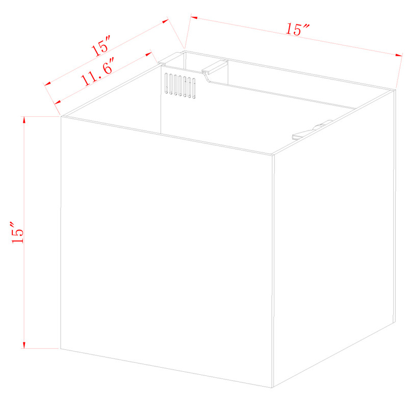 15 Gallon Fusion AIO (All in One) Cube Aquarium – Innovative Marine ...