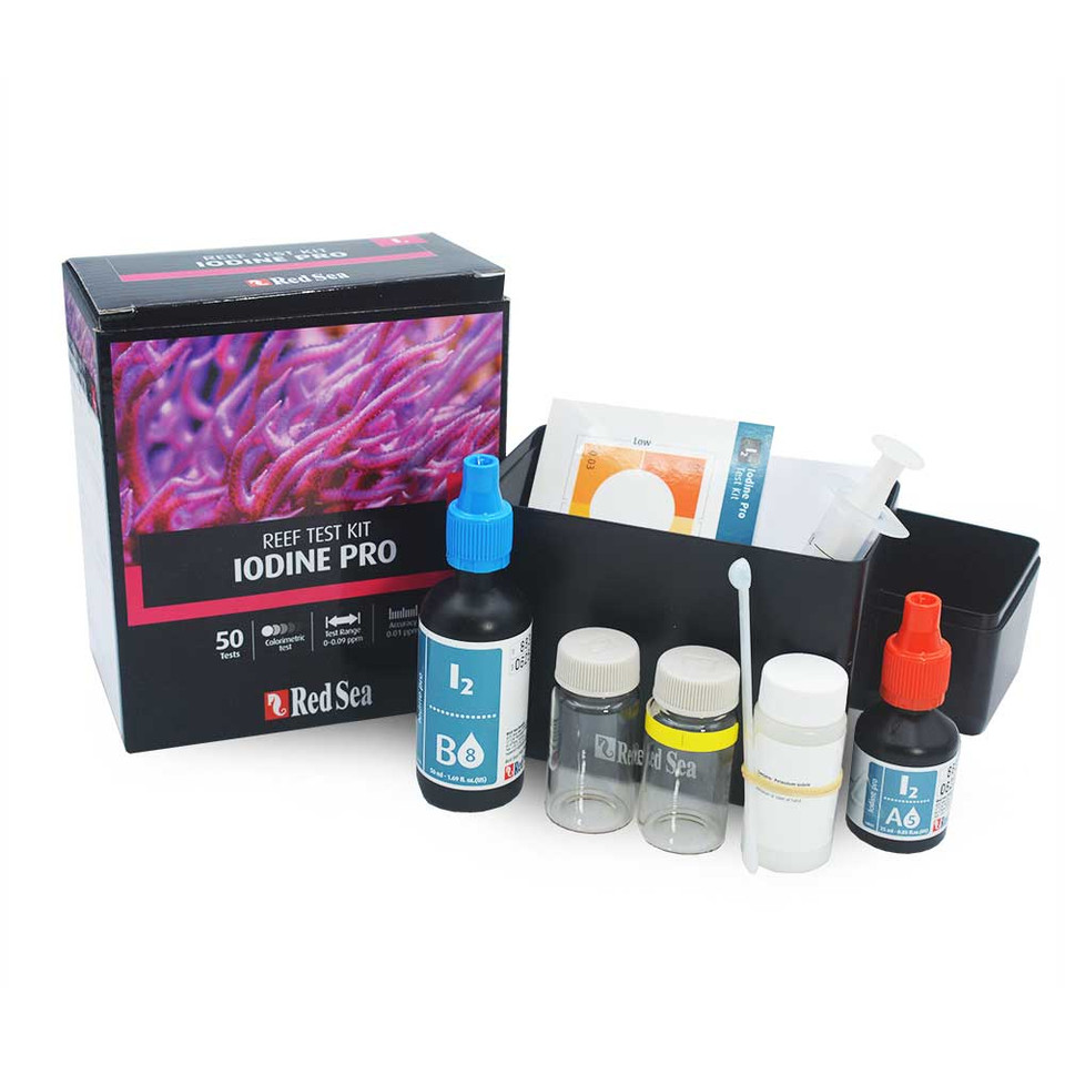 Iodine Pro (I2) Reef Test Kit - Red Sea - SaltwaterAquarium.com