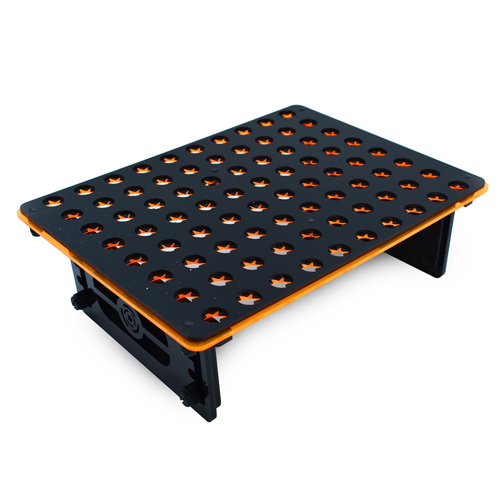 80 Hole Adjustable Frag Rack and Stand, Orange w/Frag Lock - PNW ...