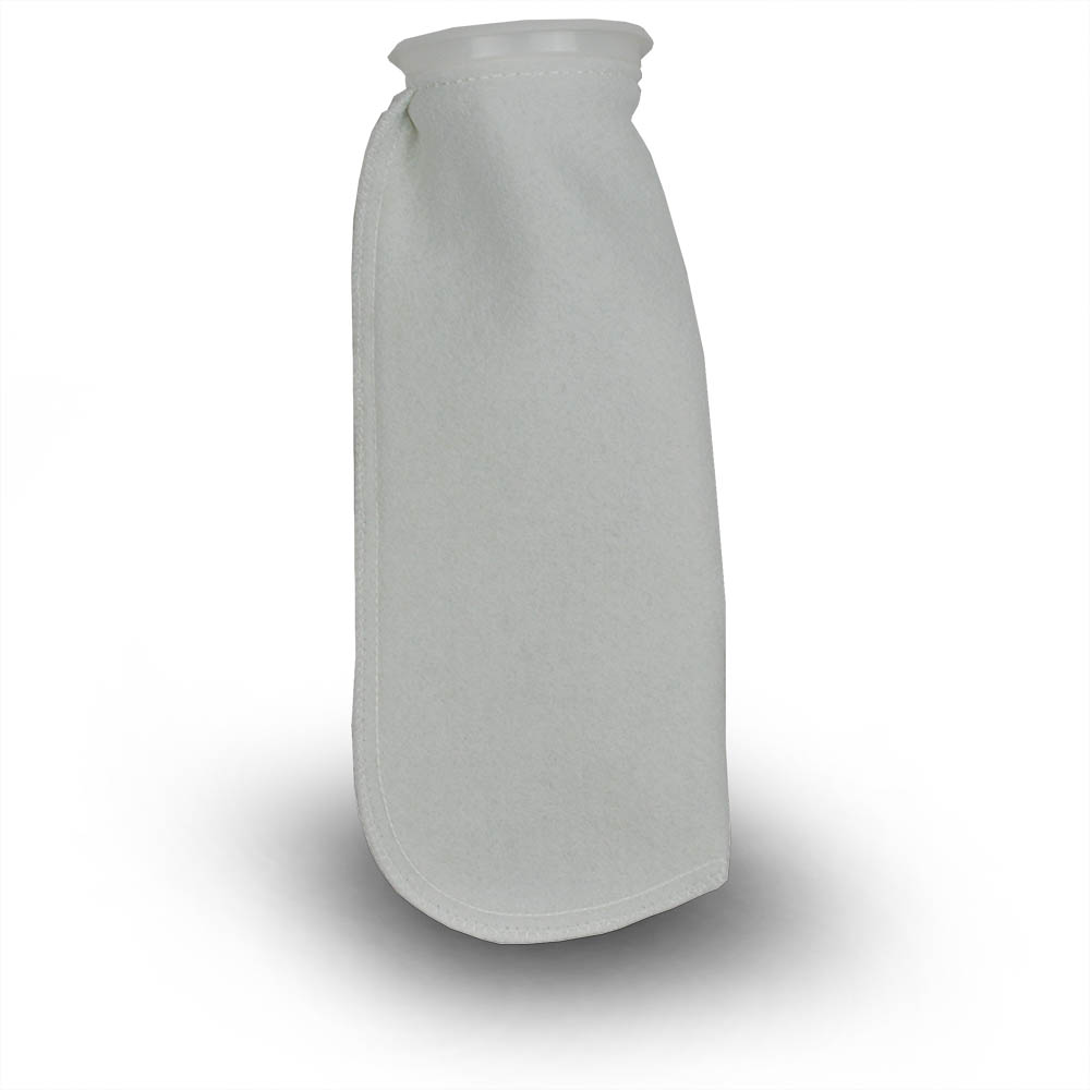 4" x 8" 200 Micron Polyester Filter Sock w/ 4" Ring - Generic ...