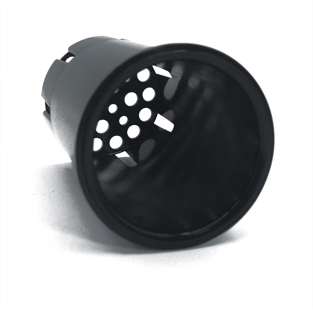 4" High Flow Filter Media Cup (BLACK) - Generic - SaltwaterAquarium.com
