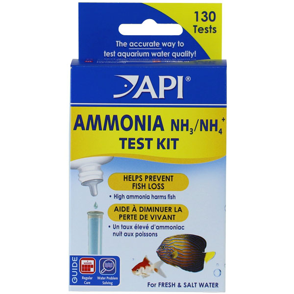 Ammonia Test Kit (130 Tests) - API - SaltwaterAquarium.com