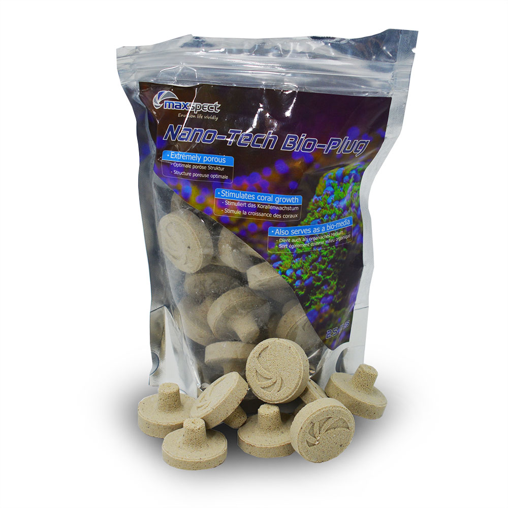 Nano-Tech Bio-Plug Frag Plugs (25 pk) - Maxspect - SaltwaterAquarium.com