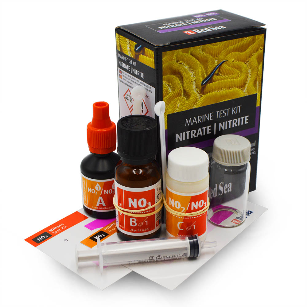 Marine Test Kit Nitrite & Nitrate - Red Sea - SaltwaterAquarium.com