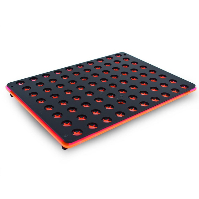(Pink) 80 Hole Frag Rack Flat Tray w/Frag Lock - PNW Customs ...