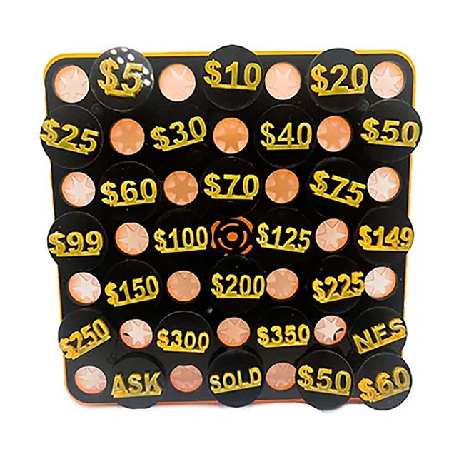 Orange Coral Frag Price Plugs (25 PCS) 1" Top, 3/8" Stem - PNW Customs ...