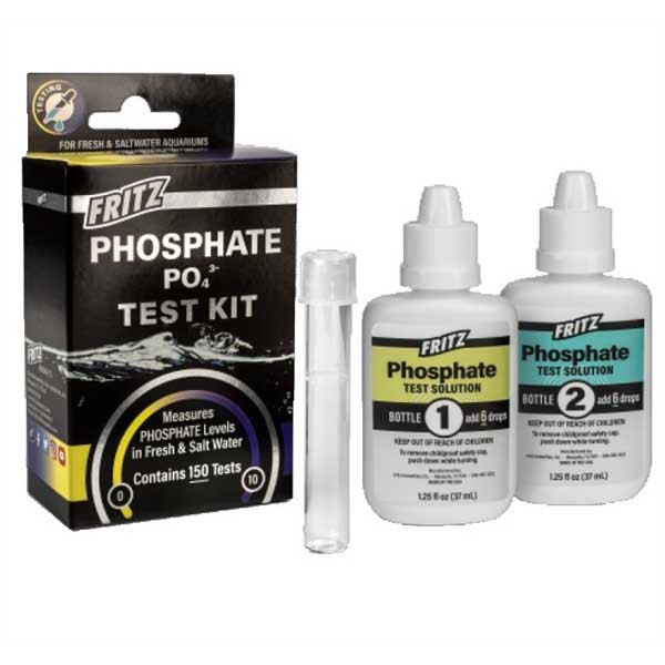 Phosphate Liquid Test Kit (Up to 150 Tests) - Fritz Aquatics ...