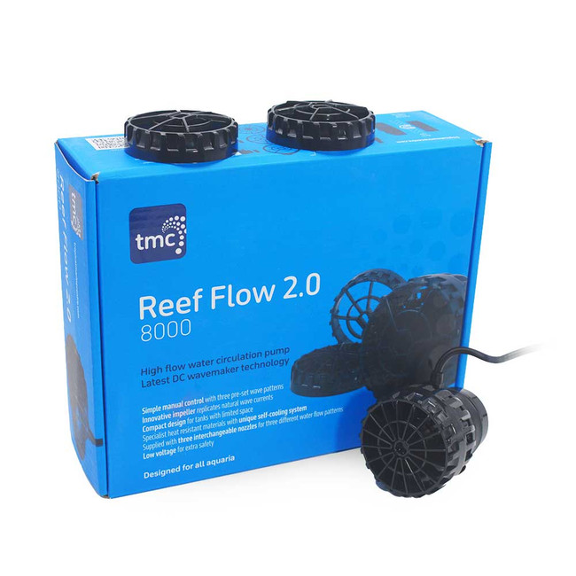 Reef Flow 8000 (2113 GPH) Controllable 24v DC Wavemaker Pump - TMC ...