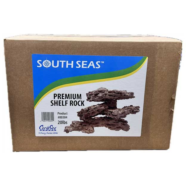 South Seas Ultimate Shelf Rock (20 lbs) - Caribsea - SaltwaterAquarium.com