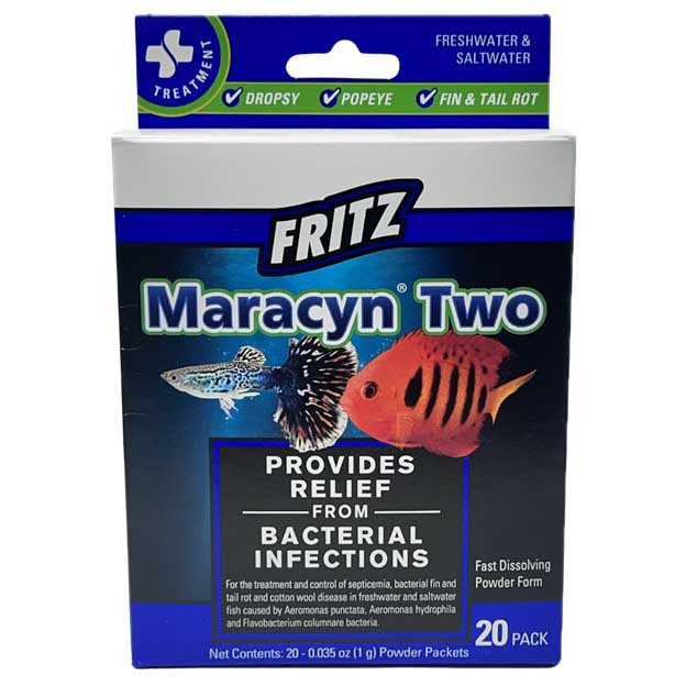 Mardel Maracyn Two (20 Count) - Fritz Aquatics - SaltwaterAquarium.com