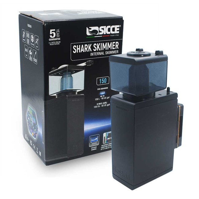 Shark Protein Skimmer 150 (Up to 40 Gallons) - Sicce ...