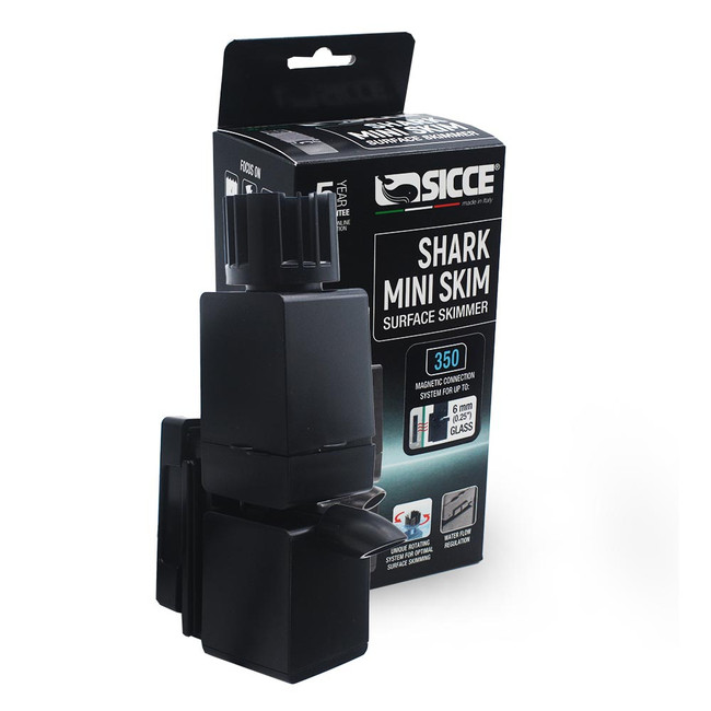Shark MINI Surface Skimmer 350 (up to 40 gallons) - Sicce ...