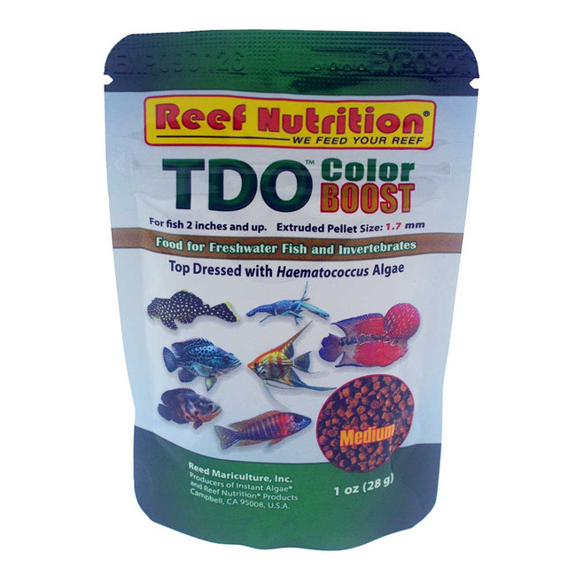 TDO Freshwater Color Boost, Medium - 1oz (1.7 mm) - Reef Nutrition ...