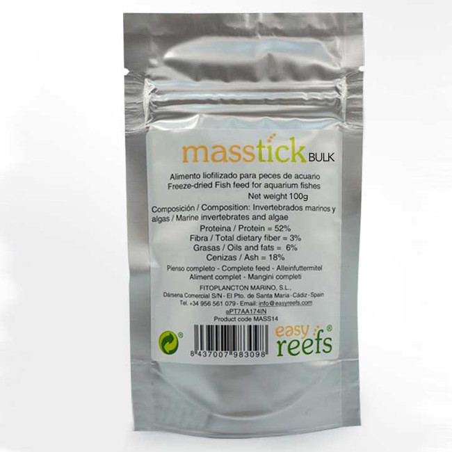 Masstick Fish Food - Bulk 100 - Easy Reefs - SaltwaterAquarium.com