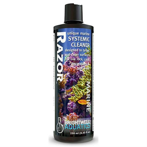 Razor Marine System Cleaner, Coral Safe (16 oz - 500 ml) - Brightwell ...