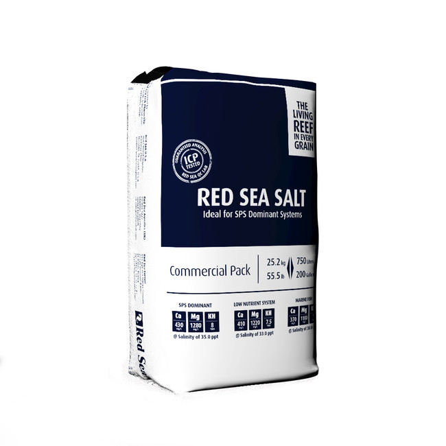 Red Sea Salt Blue Sack (55 lbs Makes 200 Gallons) - Red Sea ...