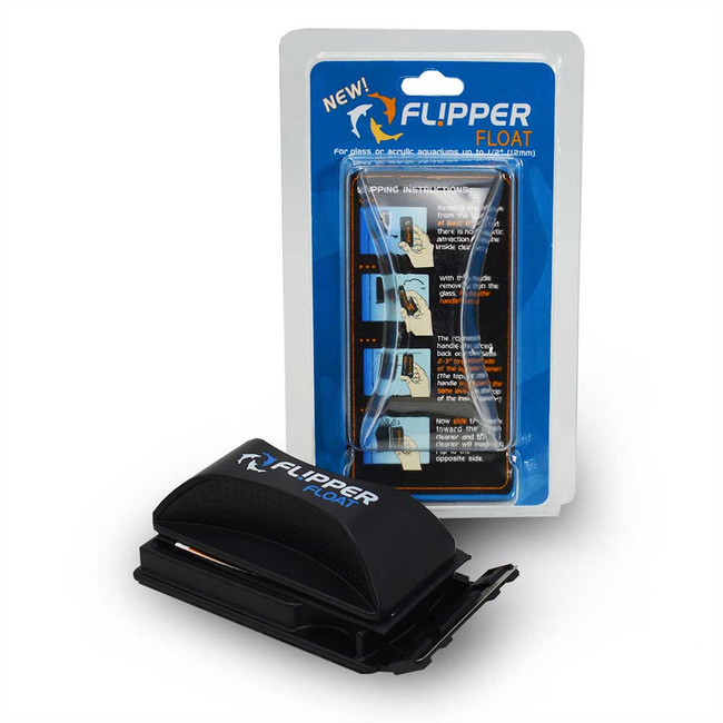 Flipper FLOAT Algae Magnet Cleaner up to 1/2" Tanks - SaltwaterAquarium.com