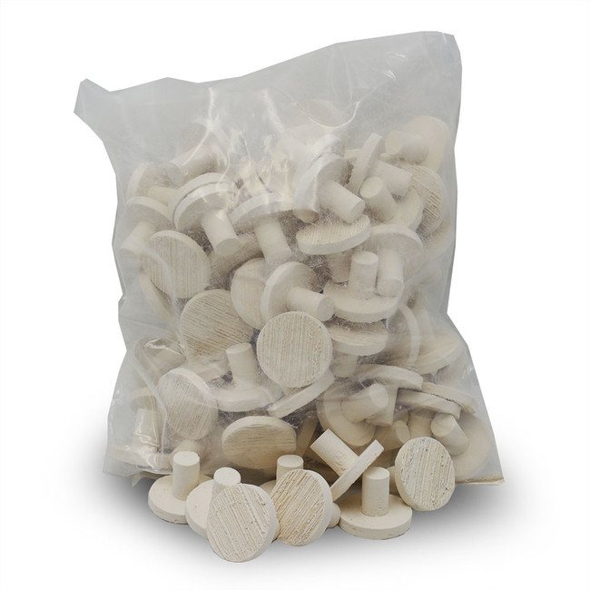 BULK Ceramic XL LARGE Coral Frag Plugs 1-3/8" (100 pc) - Oceans Wonders ...