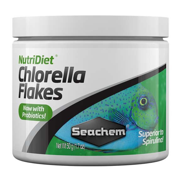 NutriDiet Chlorella Flakes w/ Probiotics (50g) - Seachem ...